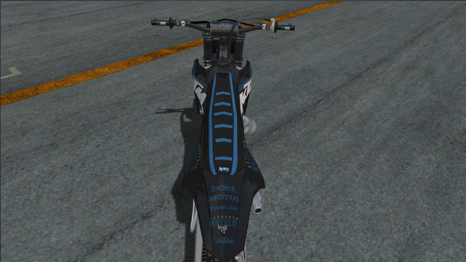 KTM SX 125 ”backpack wheelie boyz-bold” – MXB-Mods.com
