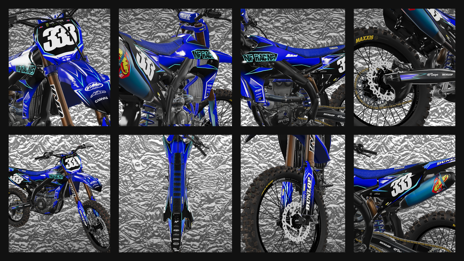 NF Racing & Designs 23 YZF 250 Edition “Neo-Blazer” – MXB-Mods.com