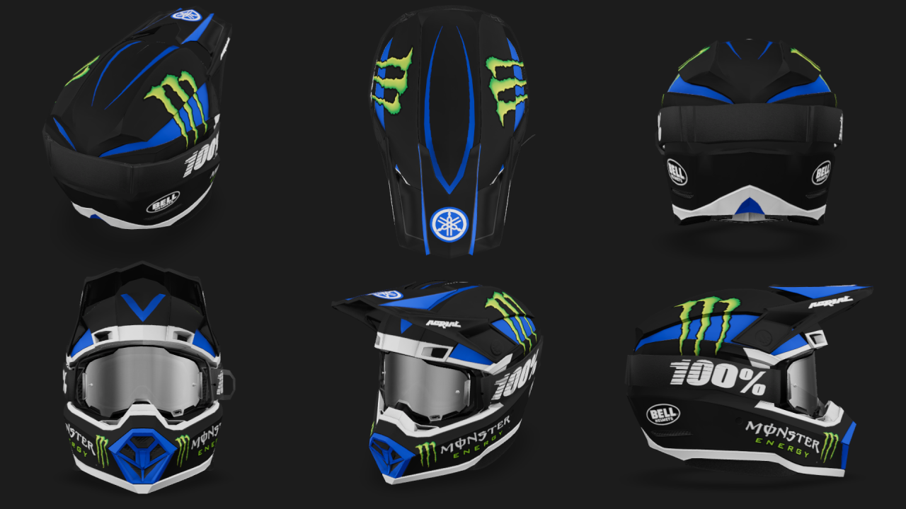 Monster Energy Yamaha (Bell) – MXB-Mods.com