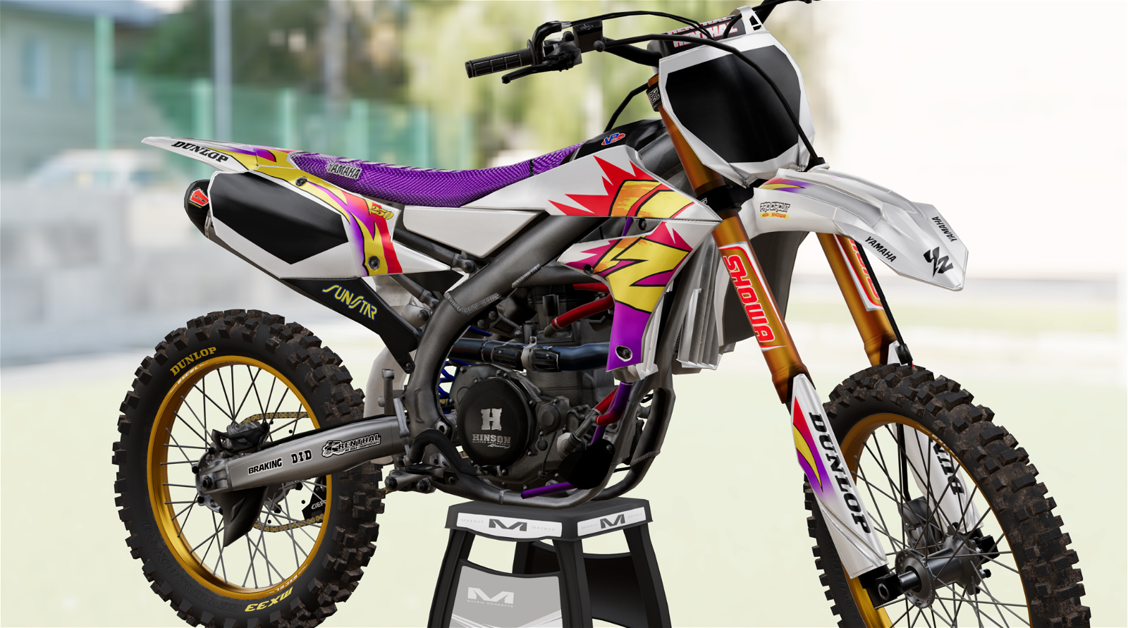 95 Retro YZ250F - 3 rims and 2 bars colourways – MXB-Mods.com