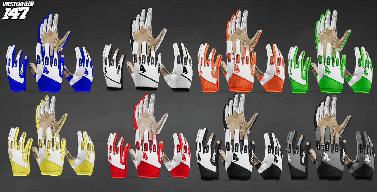 THOR Glove Pack - 8 colorways – MXB-Mods.com