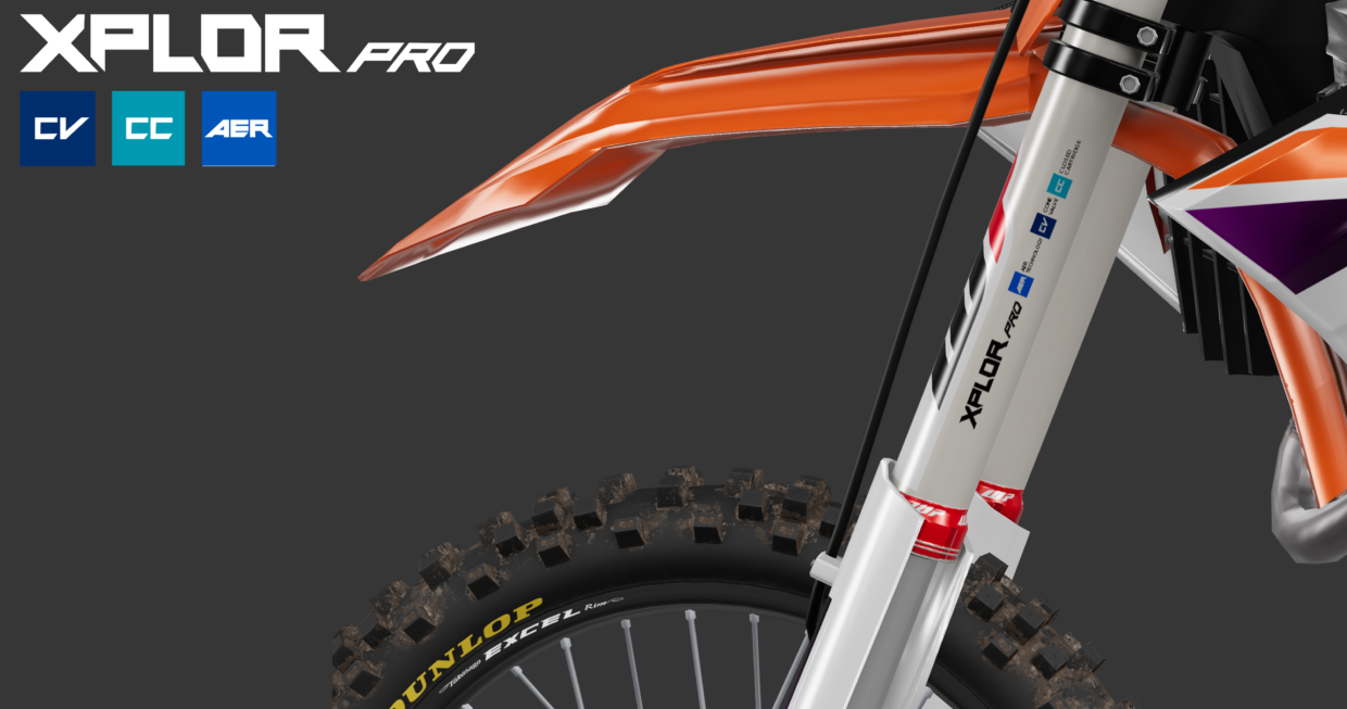 ’24 KTM 250 SX-F/WP XPLOR Pro forks – MXB-Mods.com