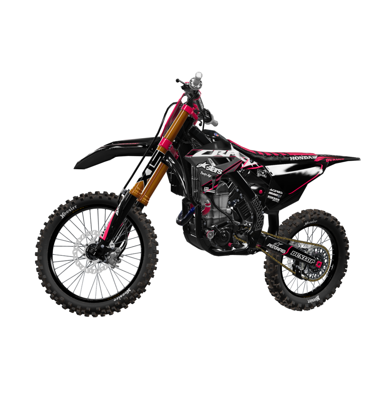 Six Suspension Public Honda CRF 250/450 Pink Edition – MXB-Mods.com