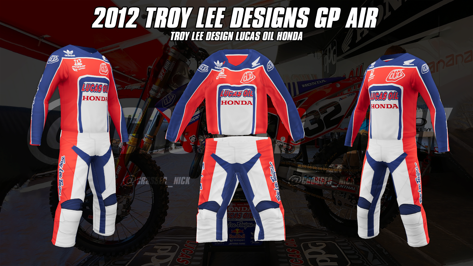 2012 TLD Lucas Oil Honda Gear Set – MXB-Mods.com