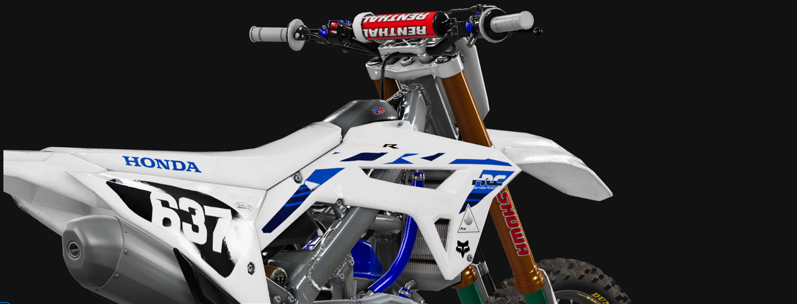 Honda…but white – MXB-Mods.com