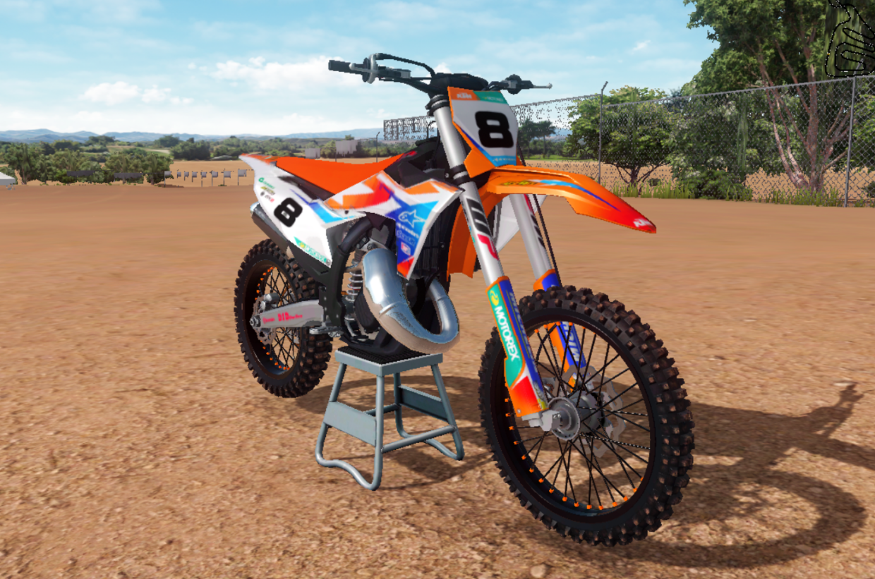 KTM Graphics - Bleu – MXB-Mods.com