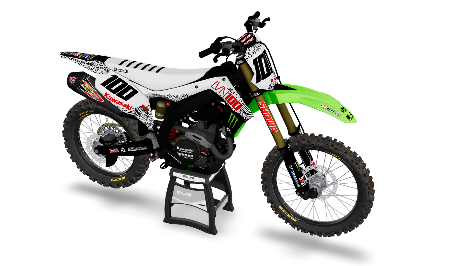 23 OEM KX250 KX450 Josh Hansen Replica +Pub – MXB-Mods.com