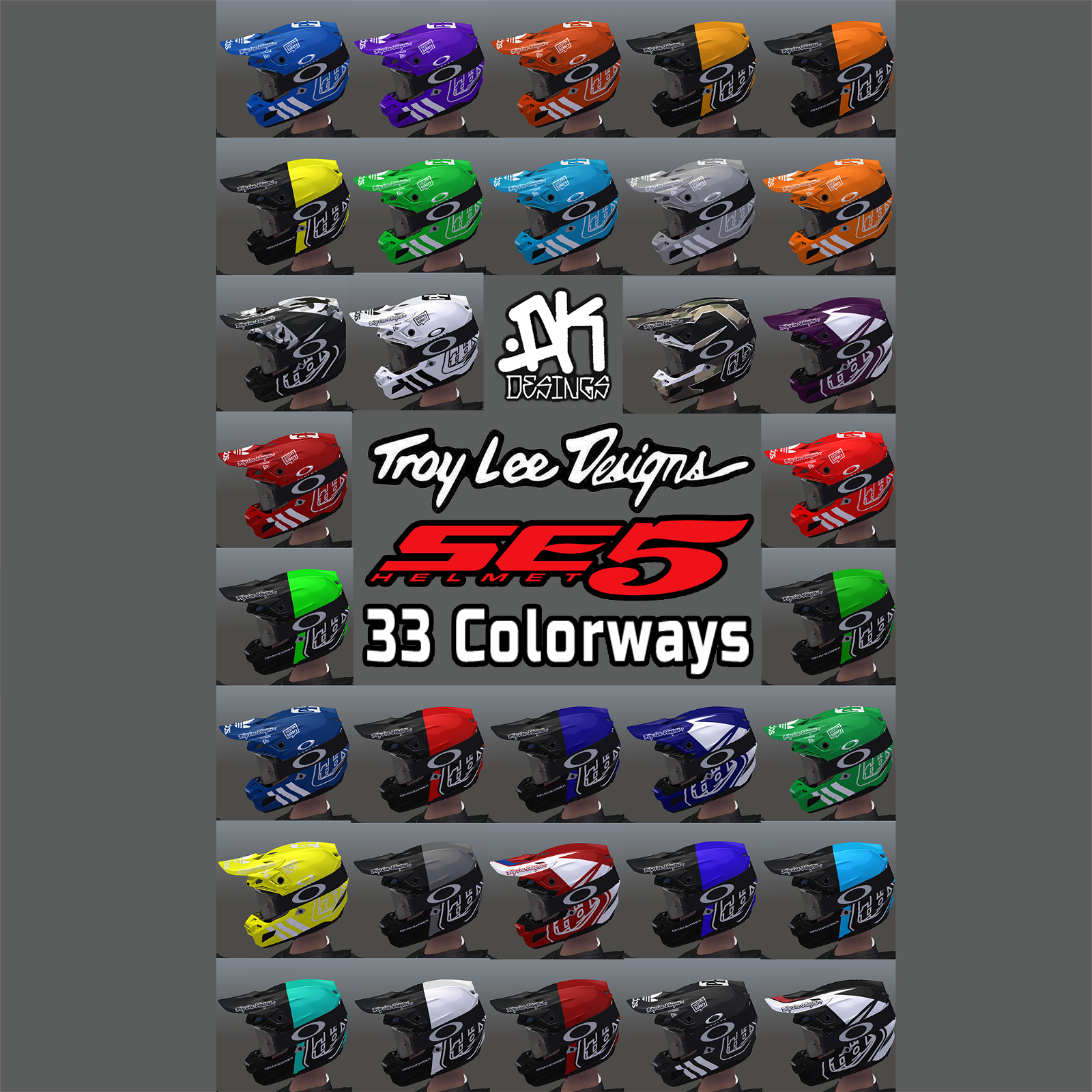 Troy Lee Design TLD SE5 Helmet Pack – MXB-Mods.com