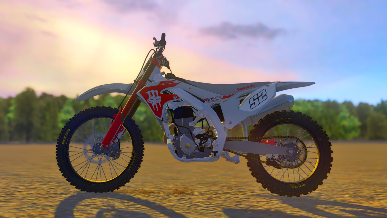 Red on White KX250F (PSD INCLUDED) – MXB-Mods.com