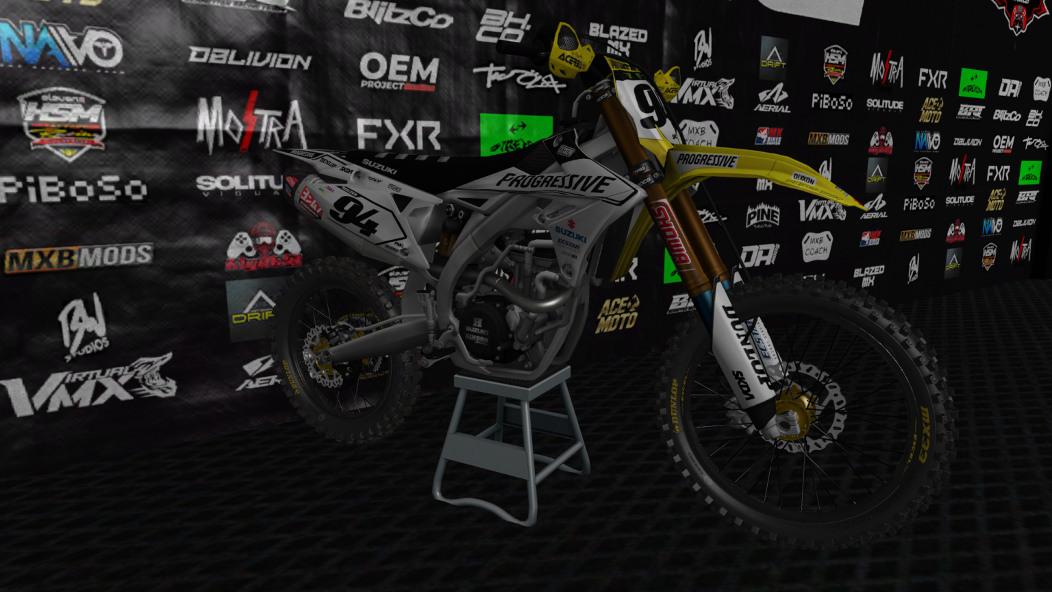 2024 Progressive Ken Roczen Suzuki (UPDATE NO HANDGUARDS) – MXB-Mods.com