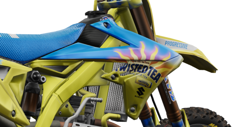 Custom Twisted Tea Suzuki – MXB-Mods.com
