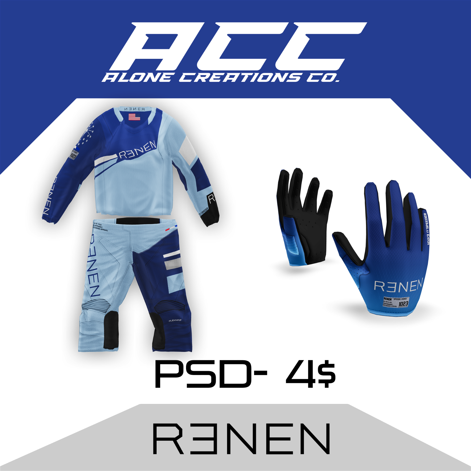 ’24 Renen Sea blue / Psd Available$ – MXB-Mods.com