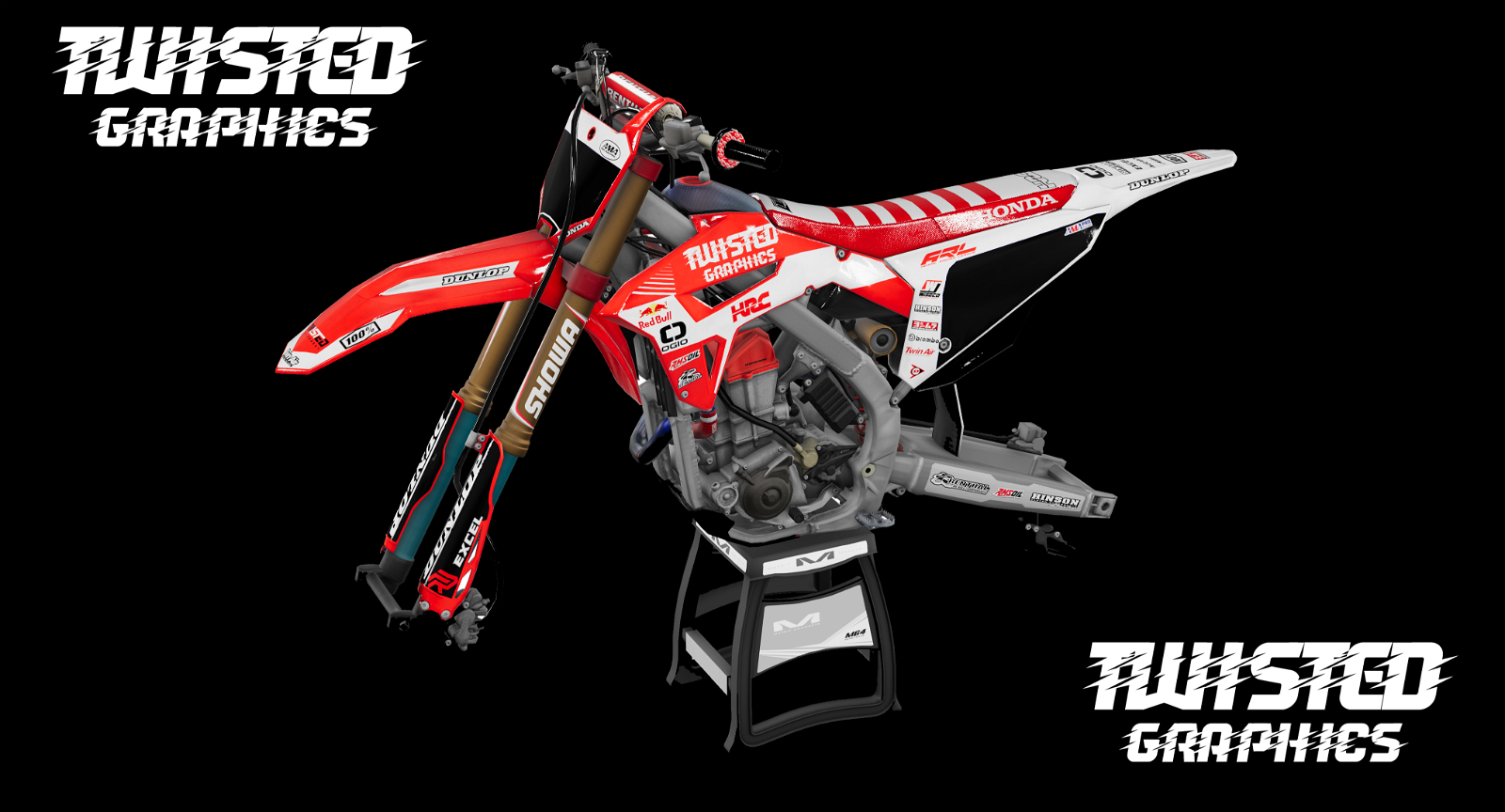 Twisted Graphics Honda – MXB-Mods.com