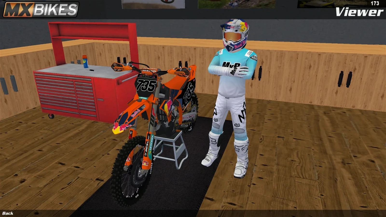 MXR white cyan – MXB-Mods.com