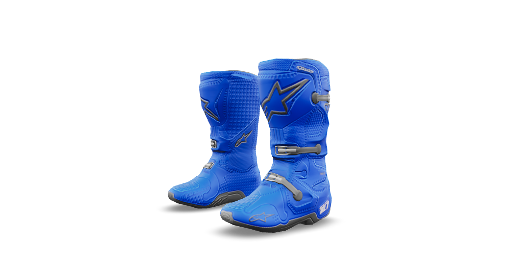Alpinestars Blue/Grey Boots – MXB-Mods.com