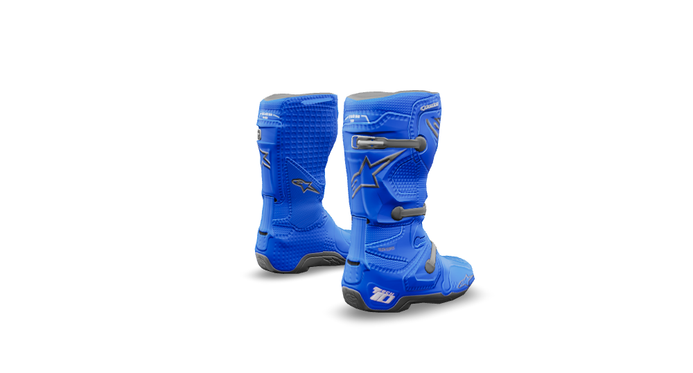 Alpinestars Blue/Grey Boots – MXB-Mods.com