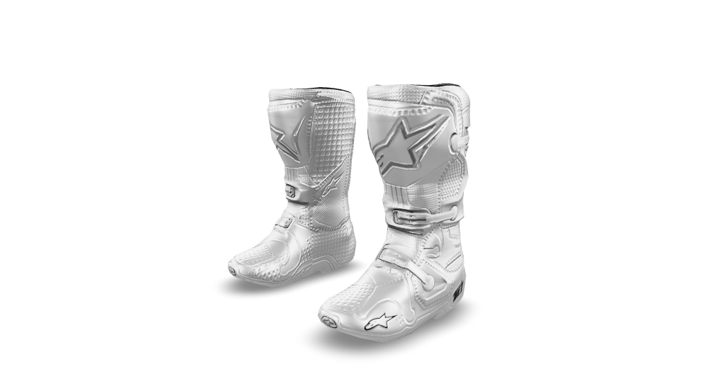 Alpinestars Full White Boots – MXB-Mods.com
