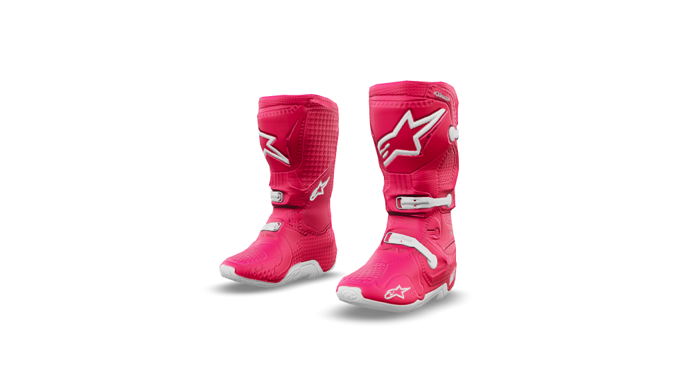 Alpinestars Pink/White Boots – MXB-Mods.com