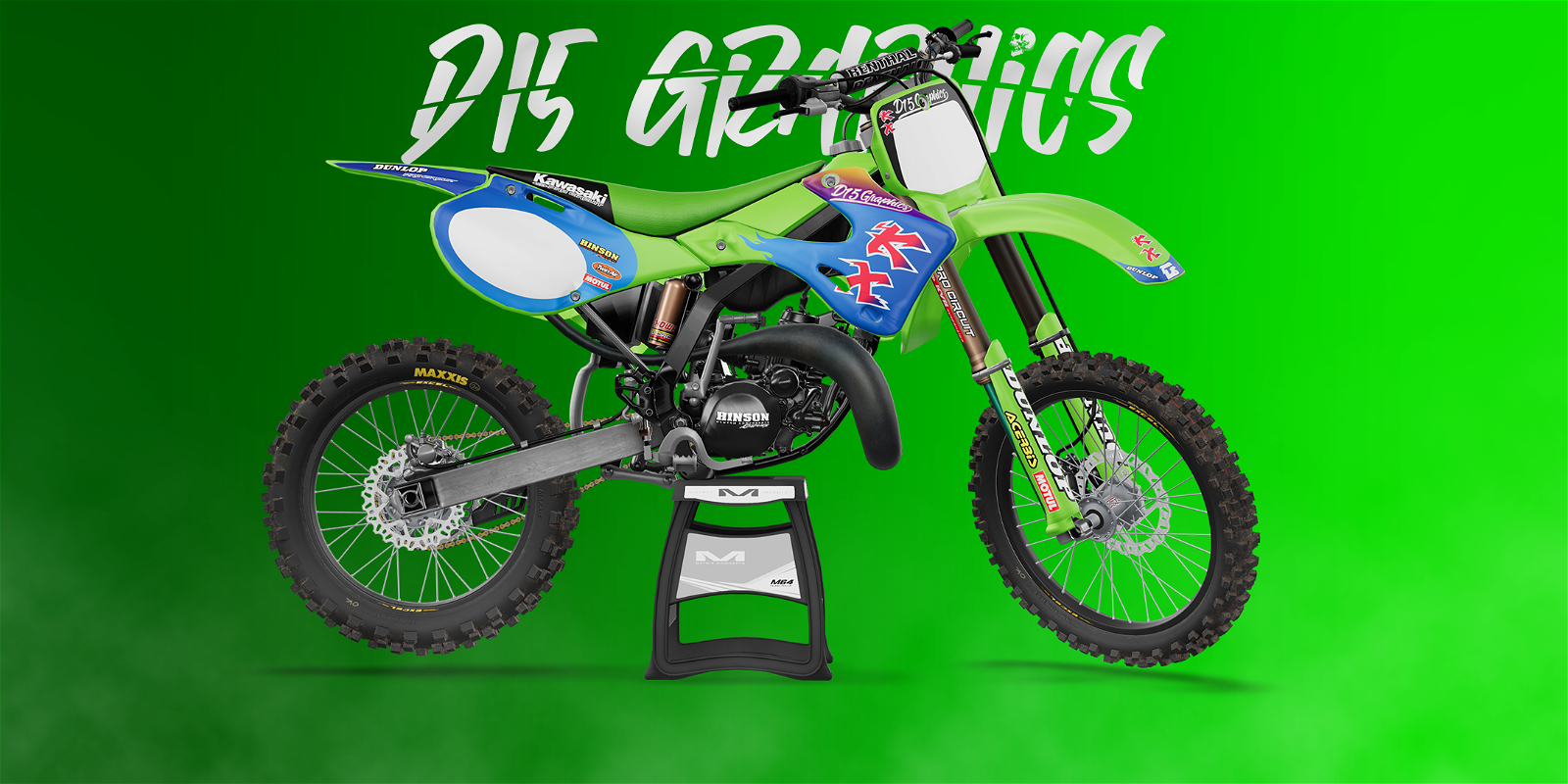 KX RETRO 250 2T By:D15 GRAPHICS – MXB-Mods.com