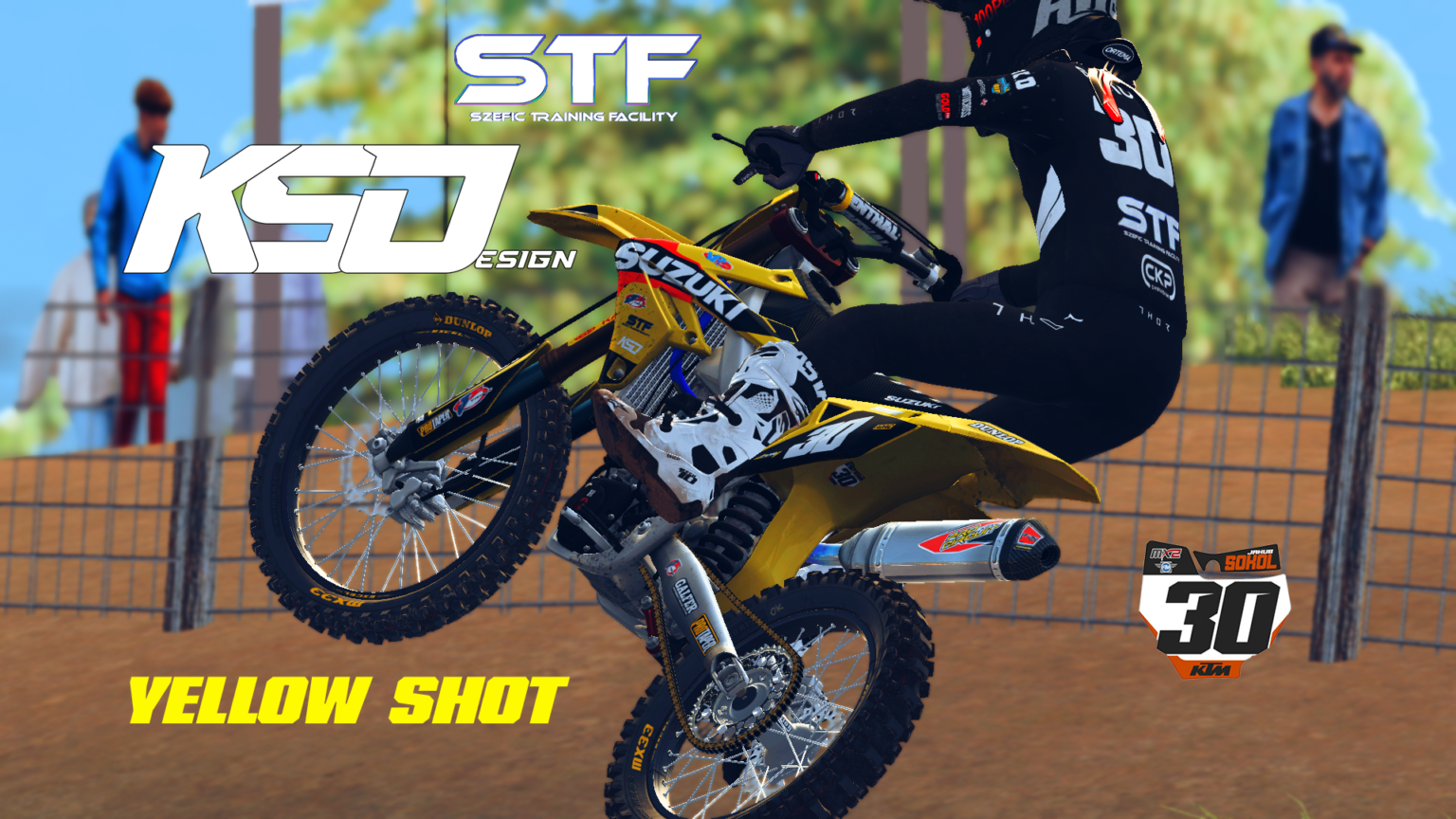 SUZUKI YELLOW SHOT BY KUBA (INCLUDED PUBLIC VERSION ) – MXB-Mods.com