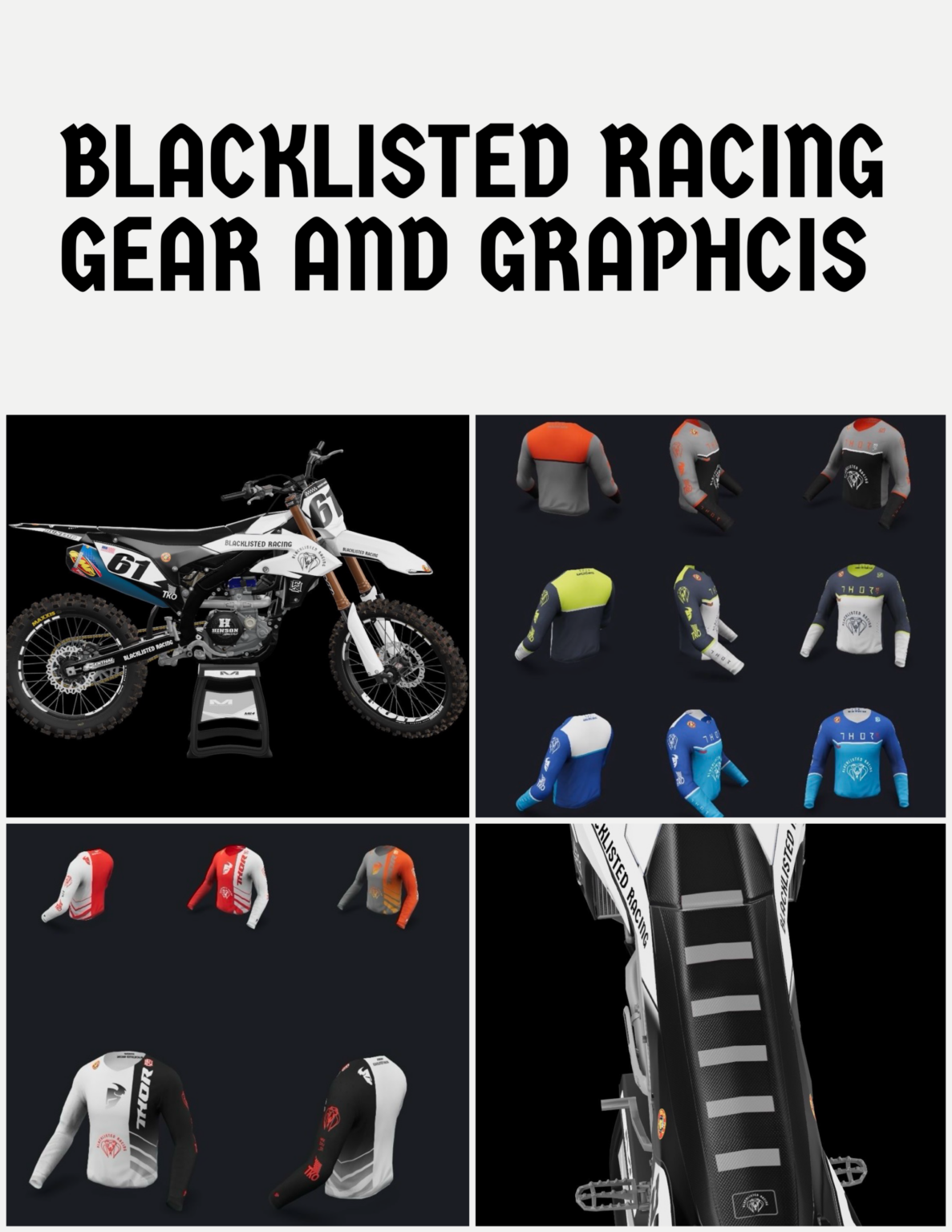 Blacklisted Racing Gear & Graphics – MXB-Mods.com