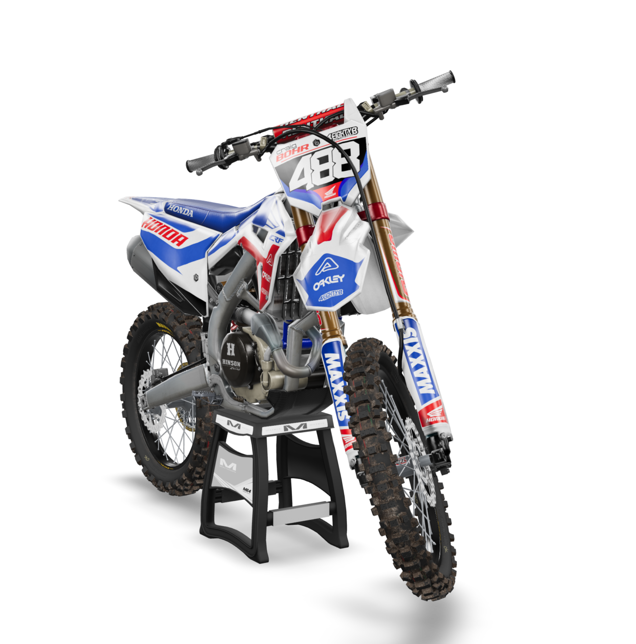 Honda CRF “Future Blue” GFX Kit (PSD File Included) – MXB-Mods.com