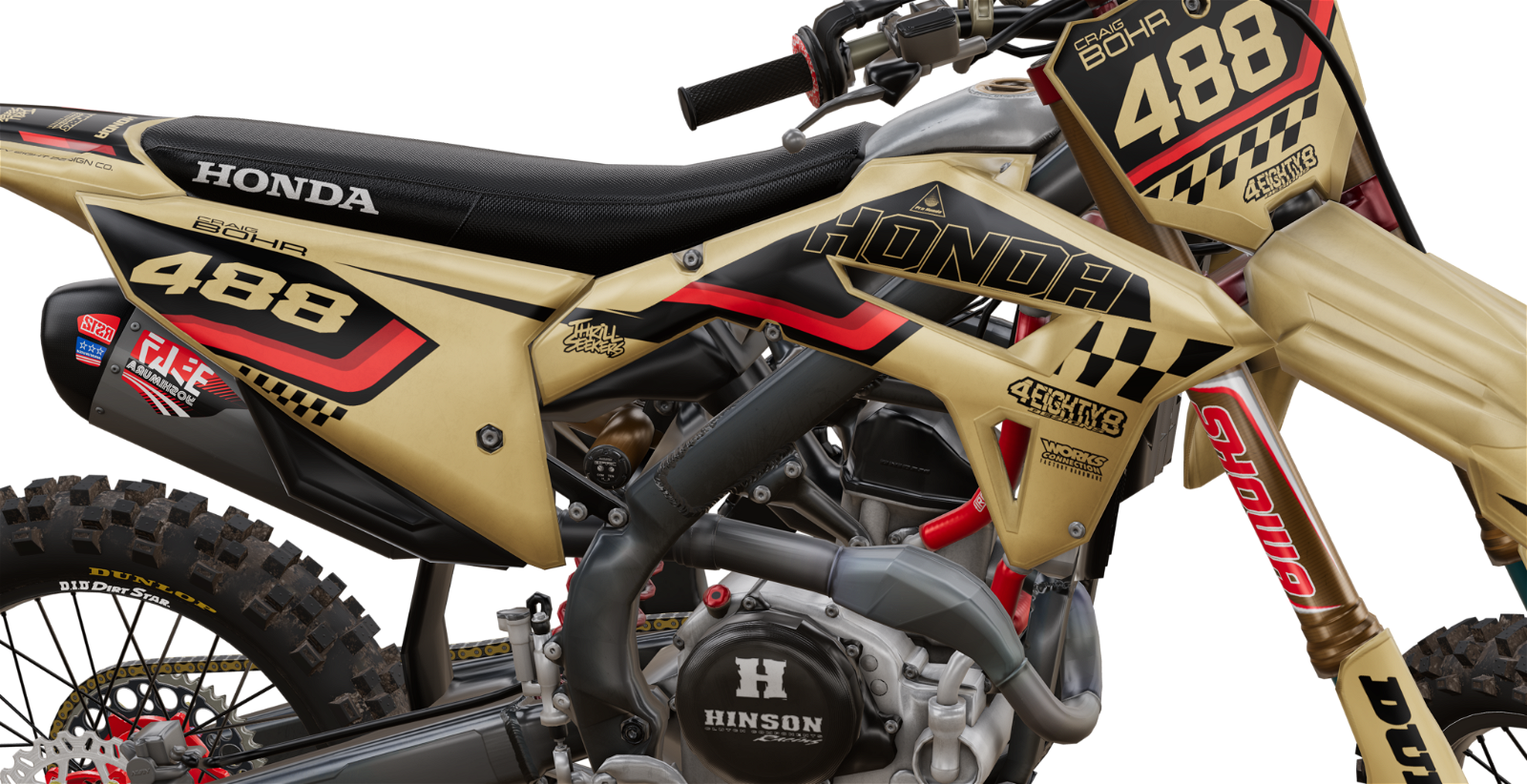 2023 CRF “Tandem Tan” Graphics Kit (PUBLIC) – MXB-Mods.com