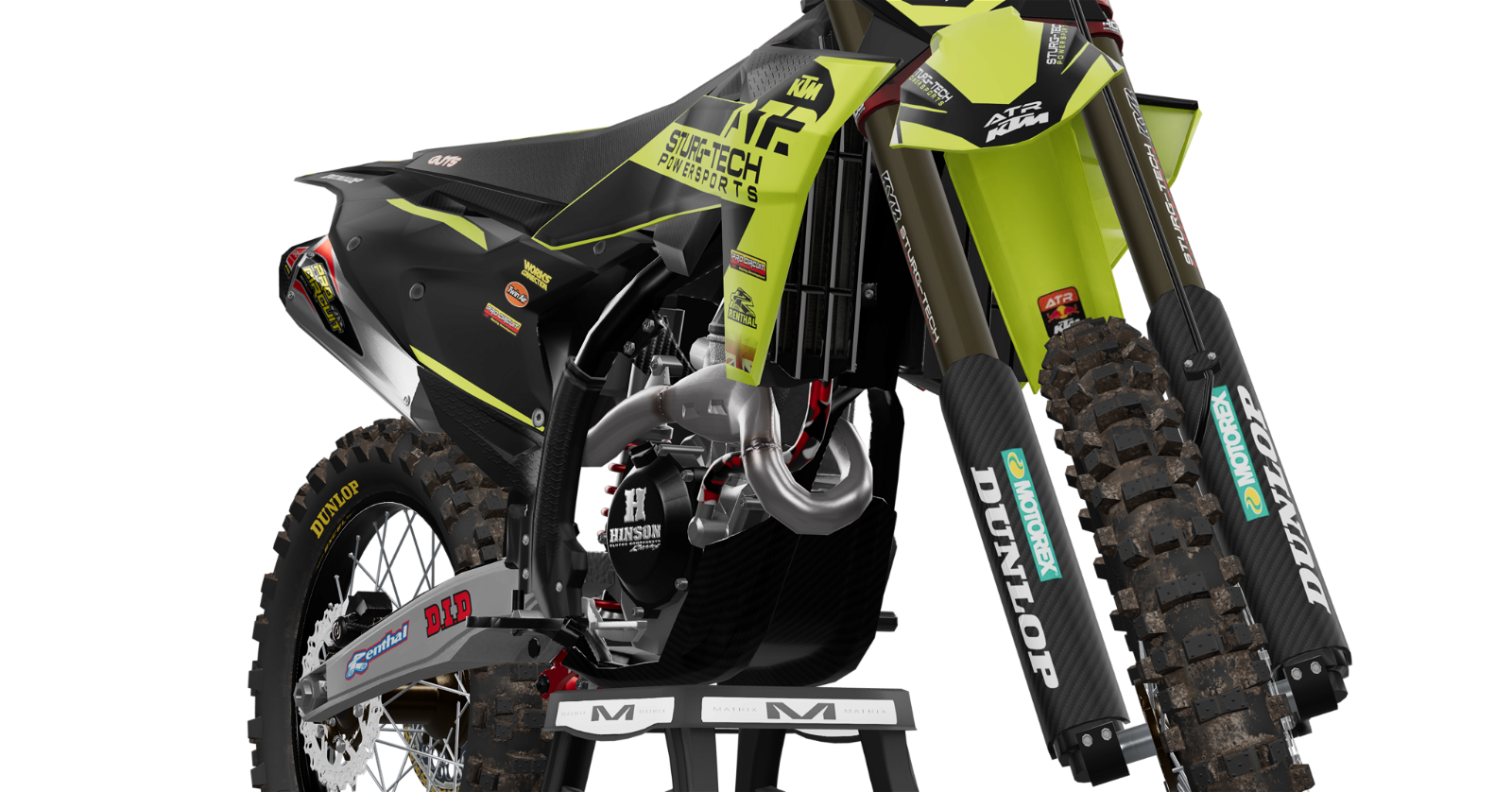 ATR KTM 250SXF FLUO YELLOW – MXB-Mods.com