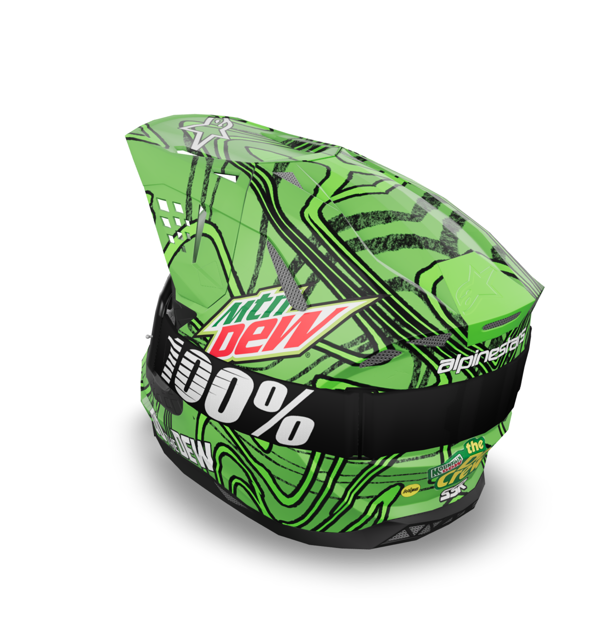 Astars SM10 MTN Dew Skins – MXB-Mods.com
