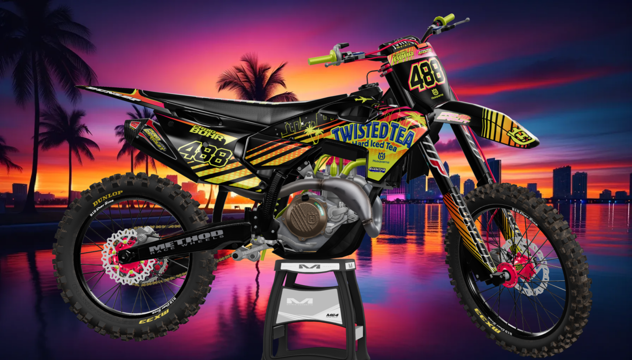 Husky FC450 “Miami Flo” Graphics Kit (Public) – MXB-Mods.com