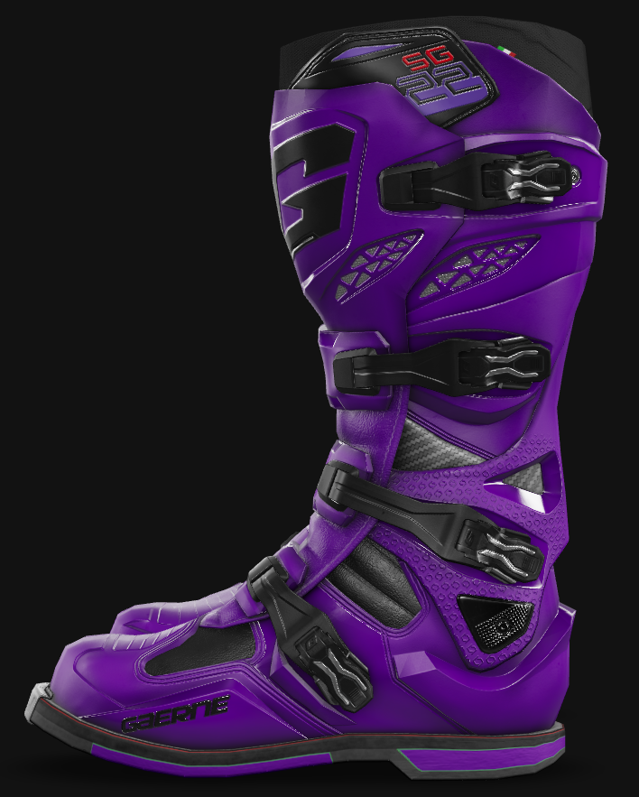 Purple SG22 Boots – MXB-Mods.com