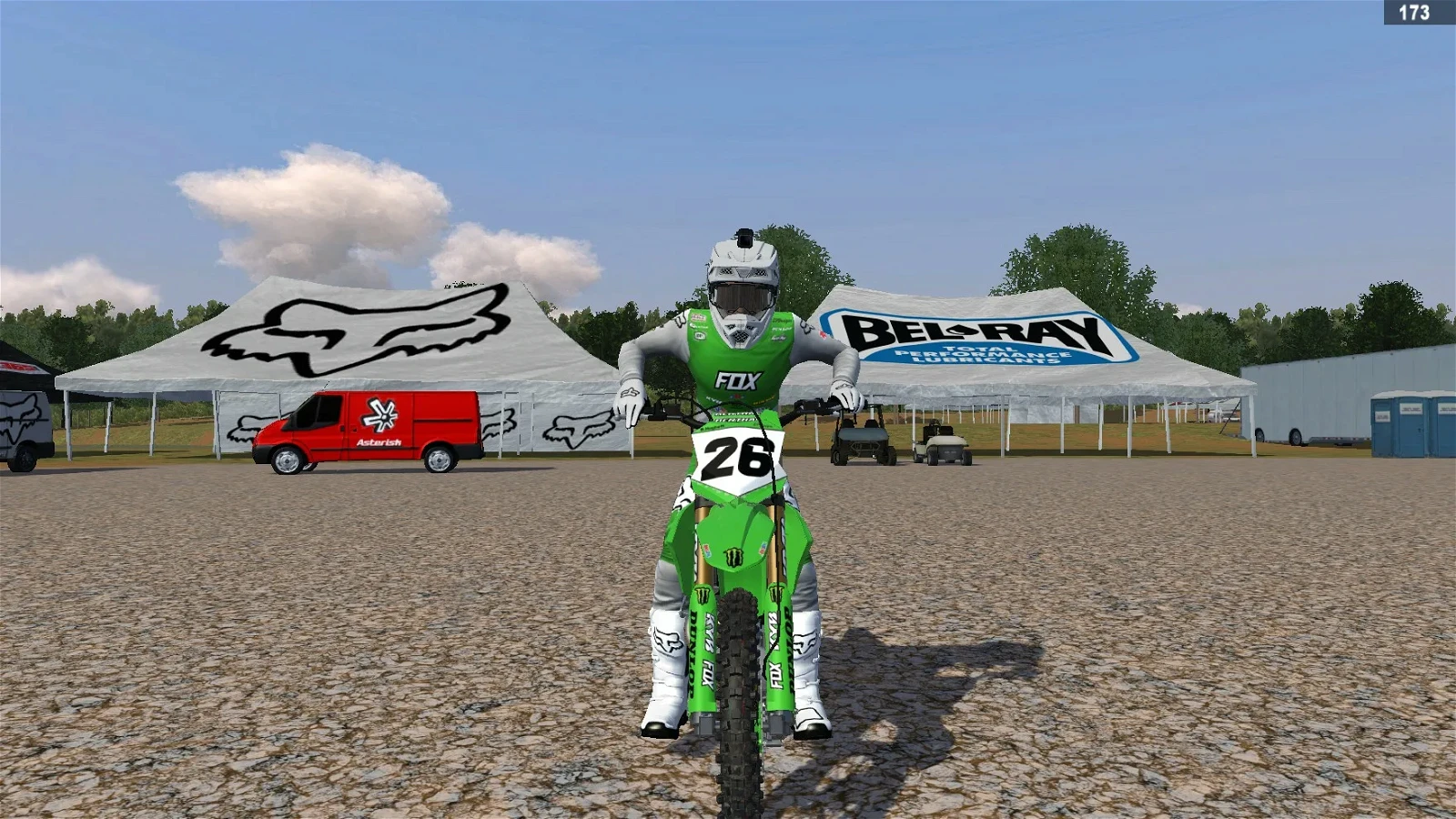White and Green KX 250 – MXB-Mods.com