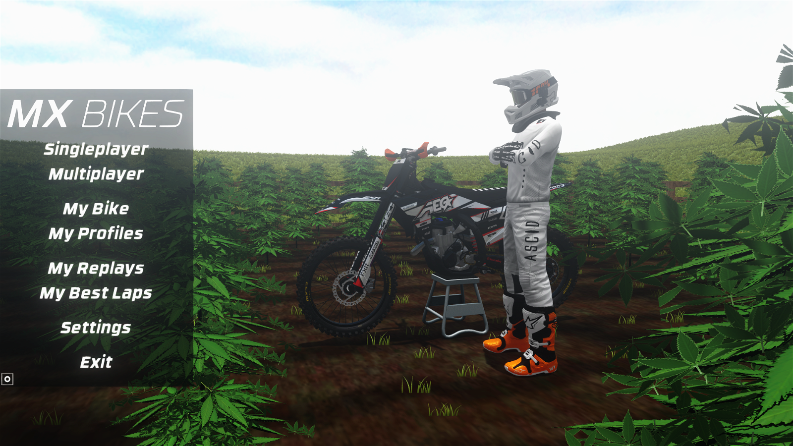 Weed Farm Main Menu Scene – MXB-Mods.com