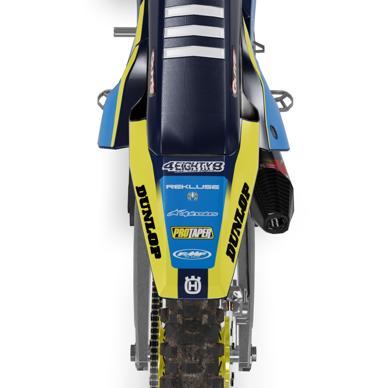 “ZOOM Blue” Husky FC Gfx Kit – MXB-Mods.com