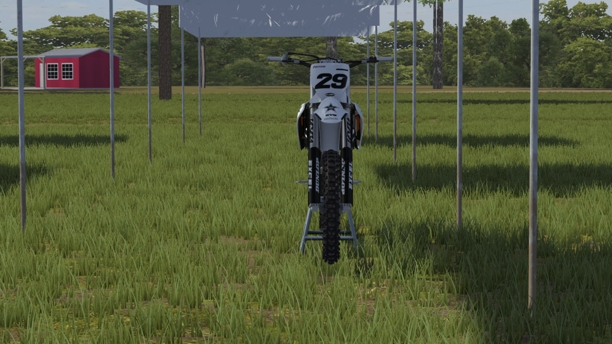 Black and white Rockstar 2023 FC250 – MXB-Mods.com