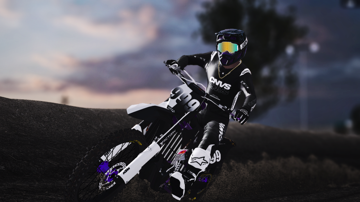 JUICE WRLD KTM 250 SF-X (Half black Half White) – MXB-Mods.com