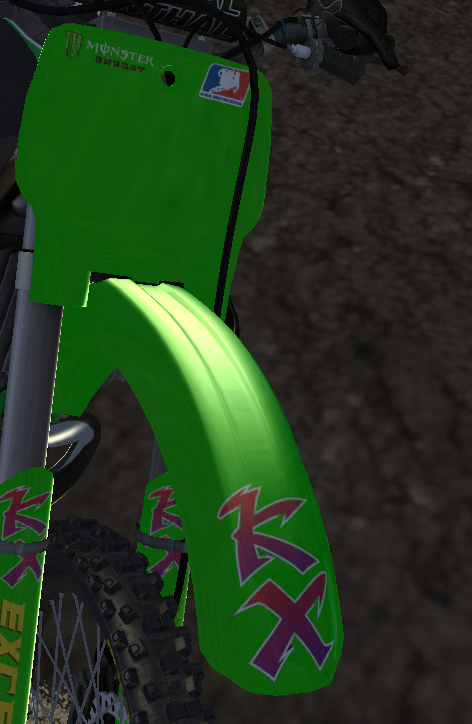 Basic Black & Green Kawi – MXB-Mods.com