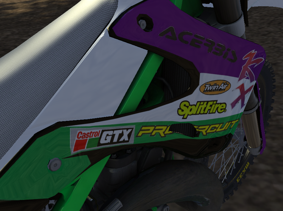 Retro Graphics for 2 stroke Kawi’s (Works for the 125 & 250) 2x ...