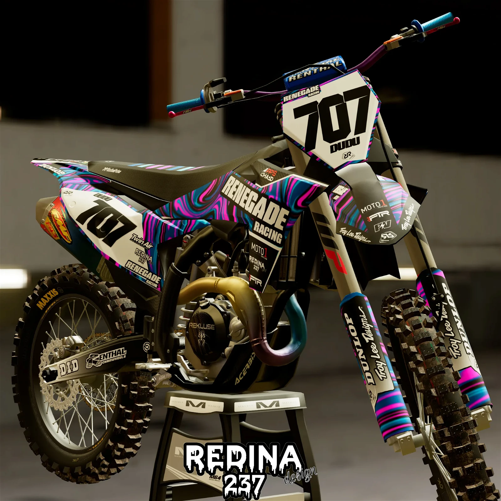 RENEGADE RACING KTM PSYCO ZEBRA – MXB-Mods.com