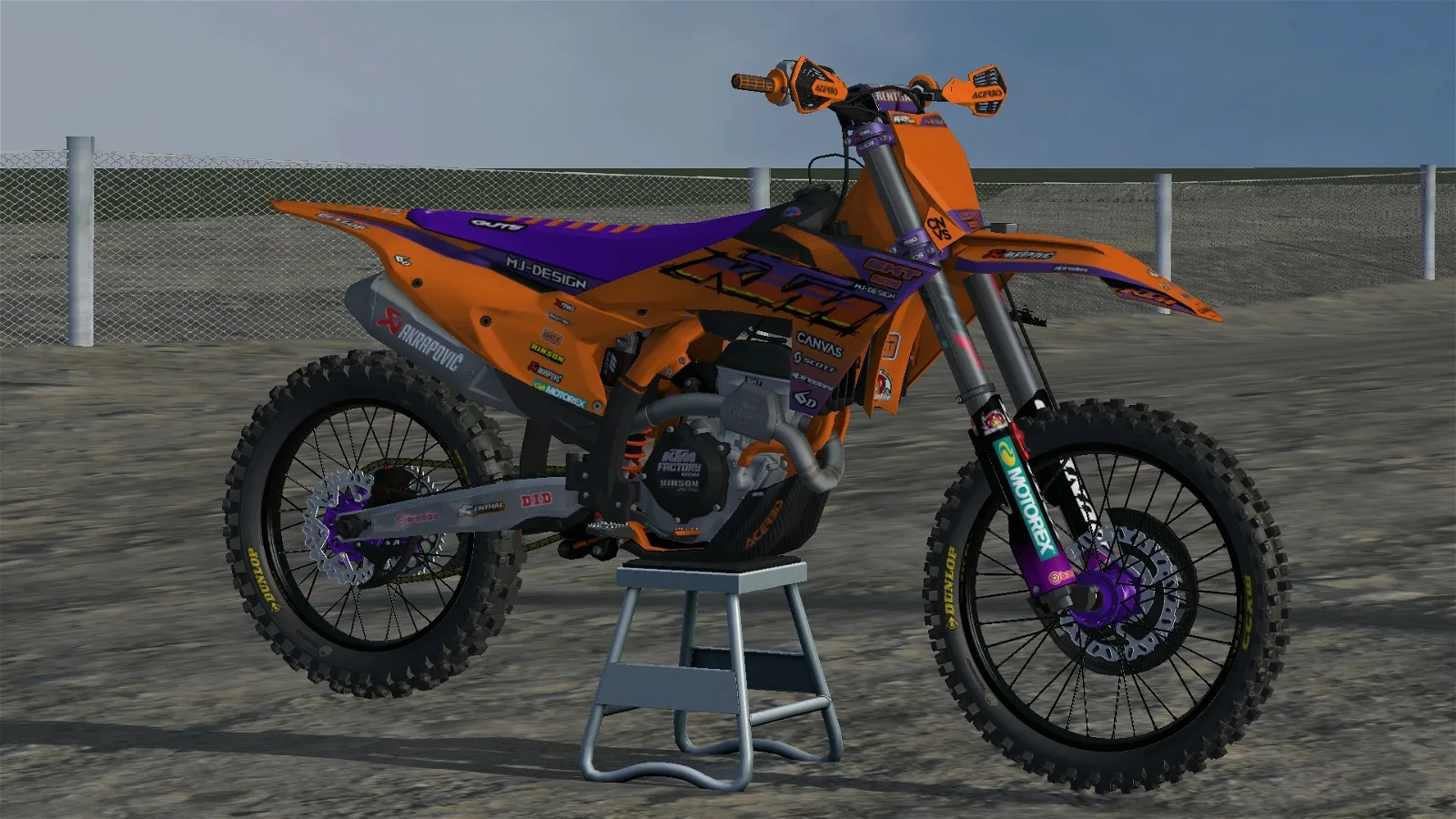 250 SXF RETRO SKT RACING – MXB-Mods.com