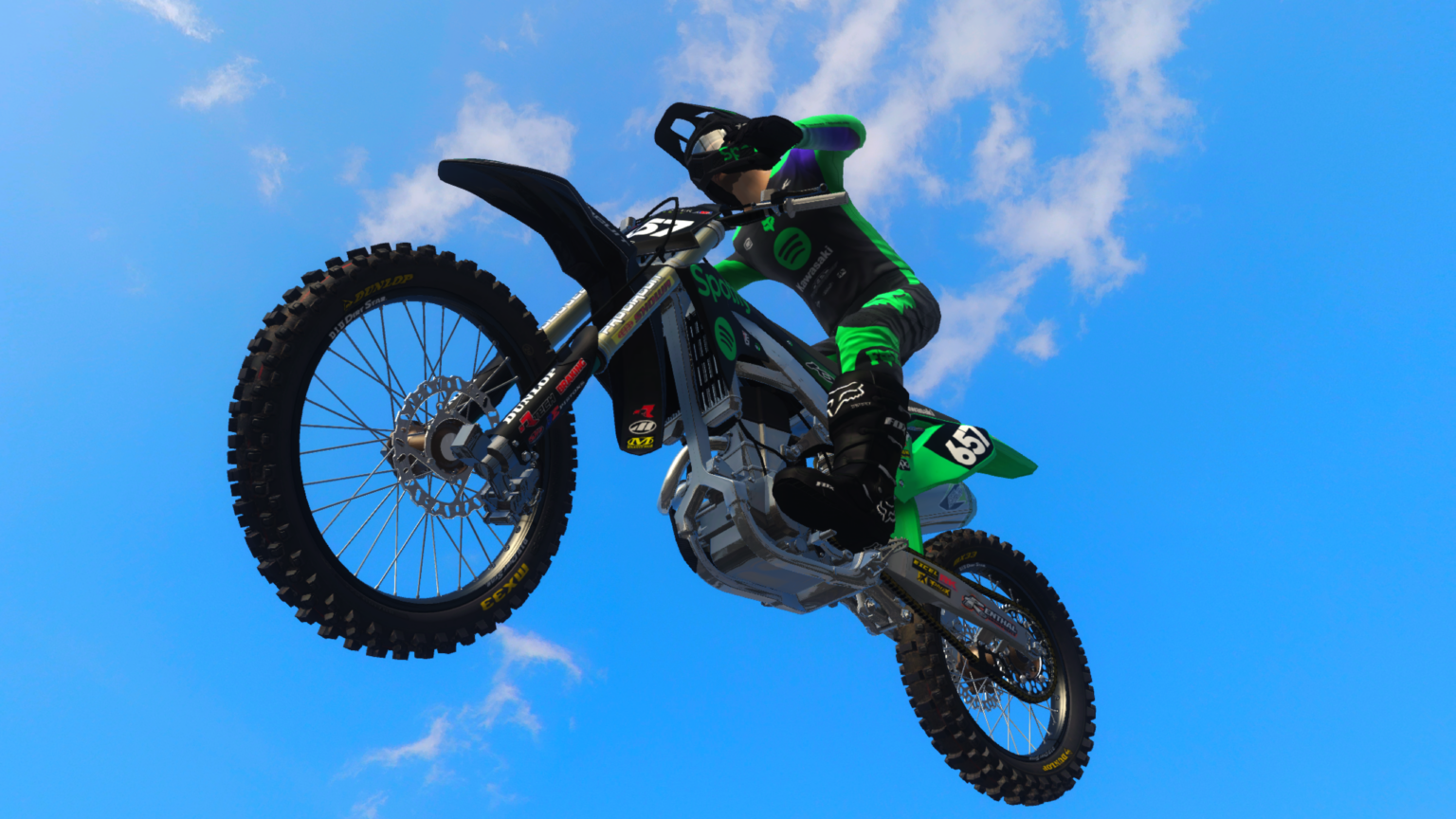 Spotify KX 250 with Full Fox Gear Set & Helmet – MXB-Mods.com