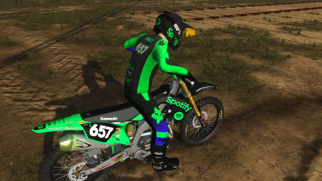 Spotify KX 250 with Full Fox Gear Set & Helmet – MXB-Mods.com