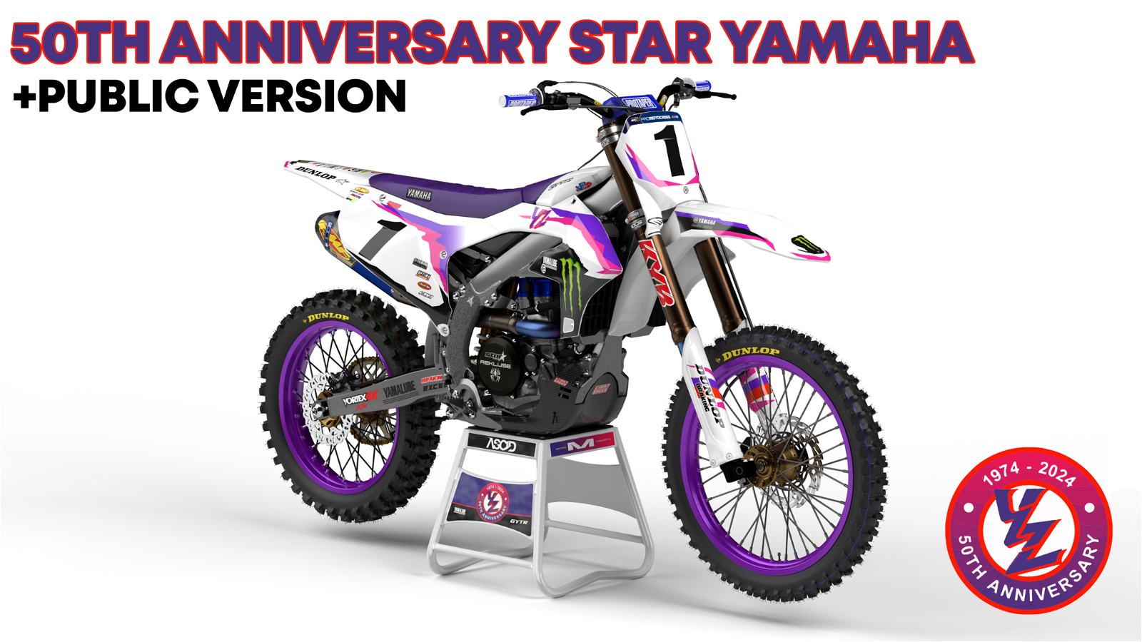 50TH Anniversary Star Yamaha – MXB-Mods.com
