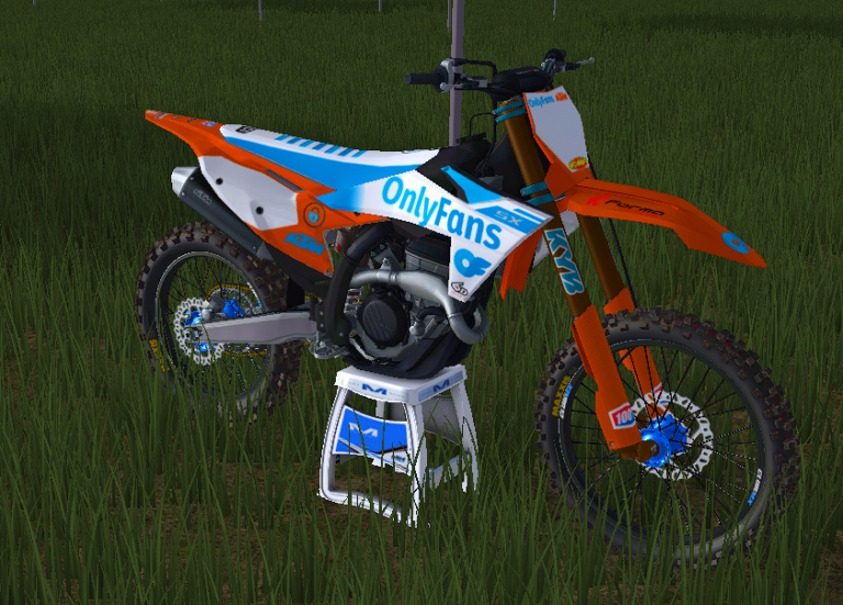 [ske] onlyfans ktm (white & orange) – MXB-Mods.com