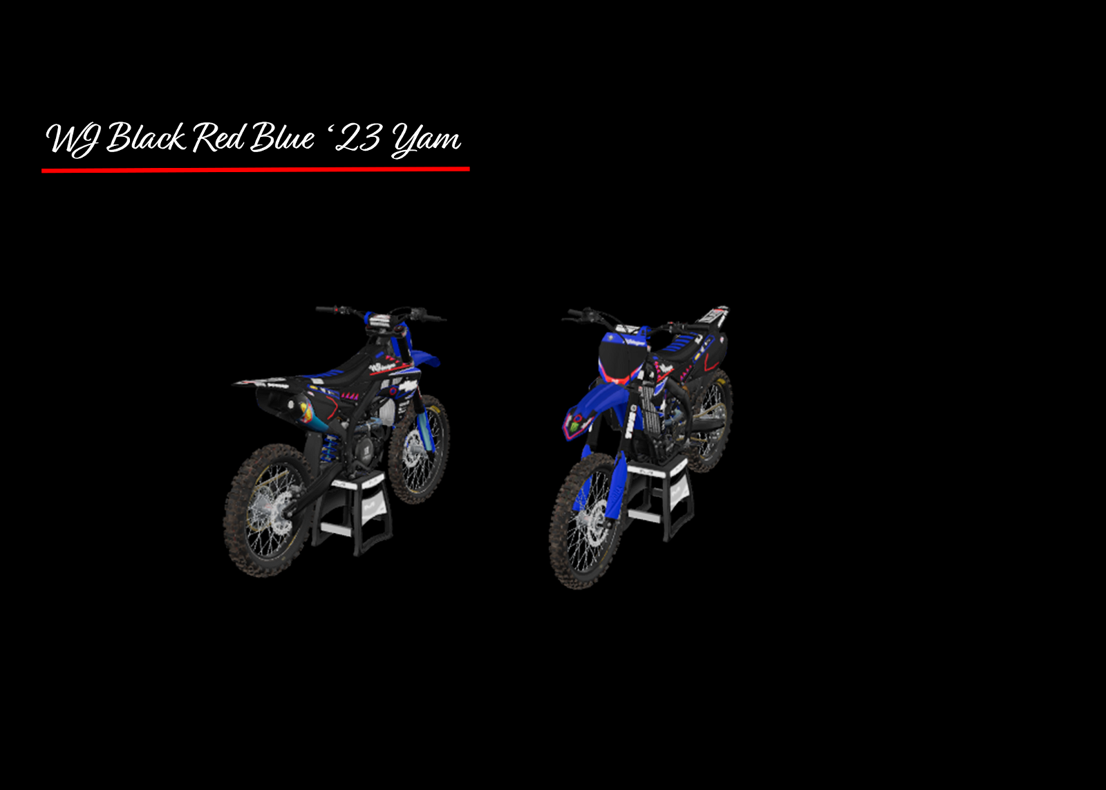 WJ Red Black Blue ’23 Yam – MXB-Mods.com