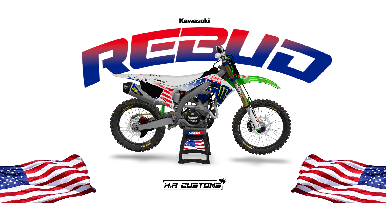RedBud Kawasaki KX250 – MXB-Mods.com