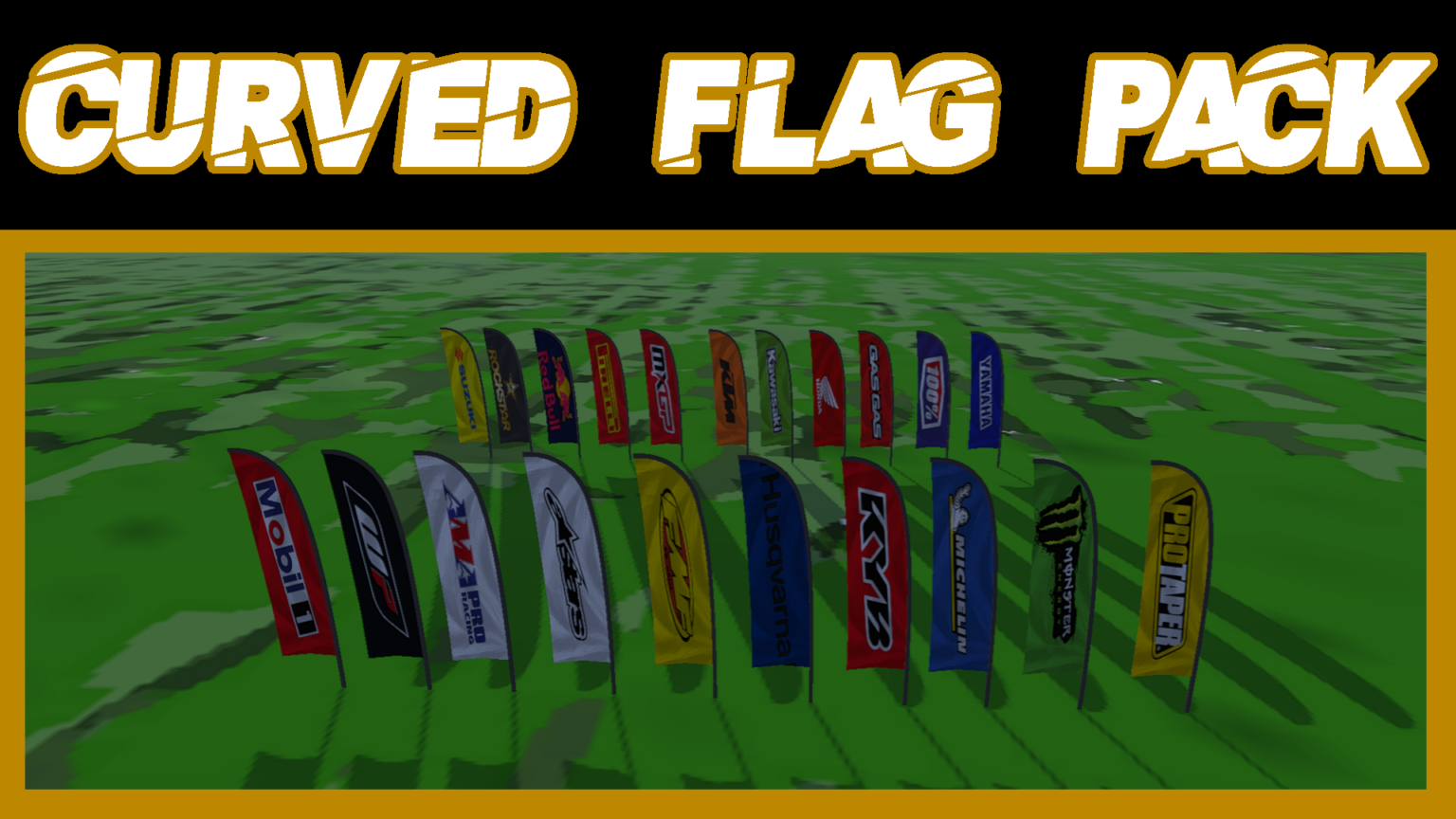 Curved Flag Pack + Template – MXB-Mods.com