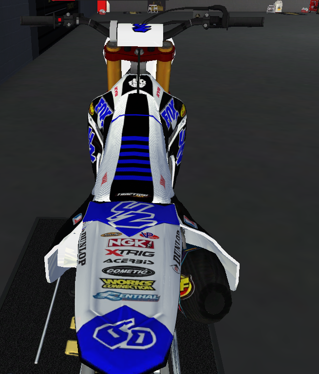 White & Black YZ250F with custom colored logos (PSD Included) – MXB ...