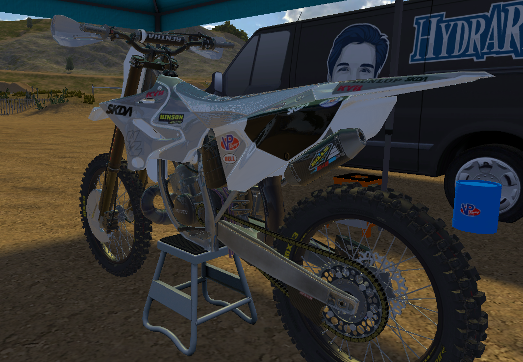 Custom Grey E10 Factory YZ 250 – MXB-Mods.com