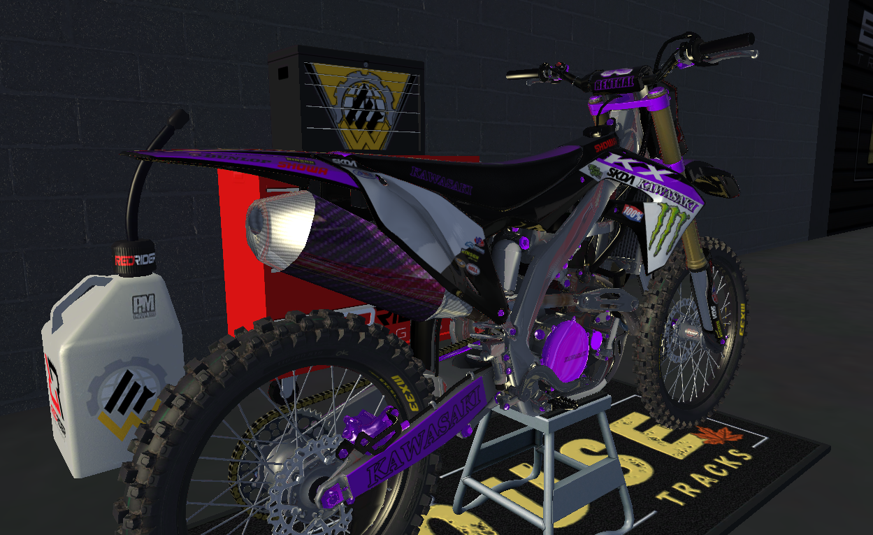 Black & Purple OEM Kawi – MXB-Mods.com